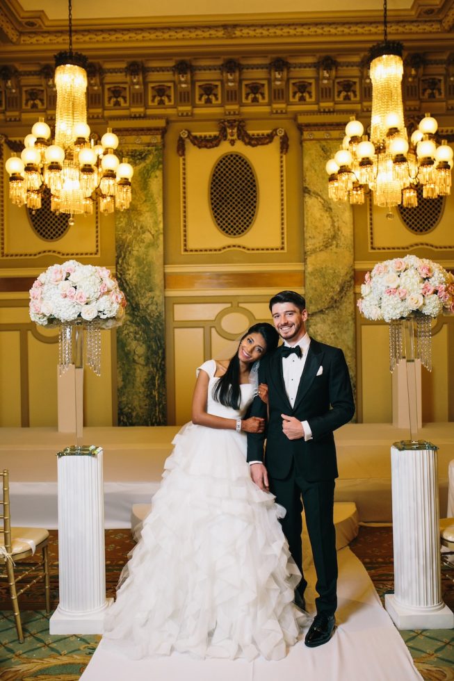 The Groom at This Glam Willard Wedding Proposed While Skydiving ...