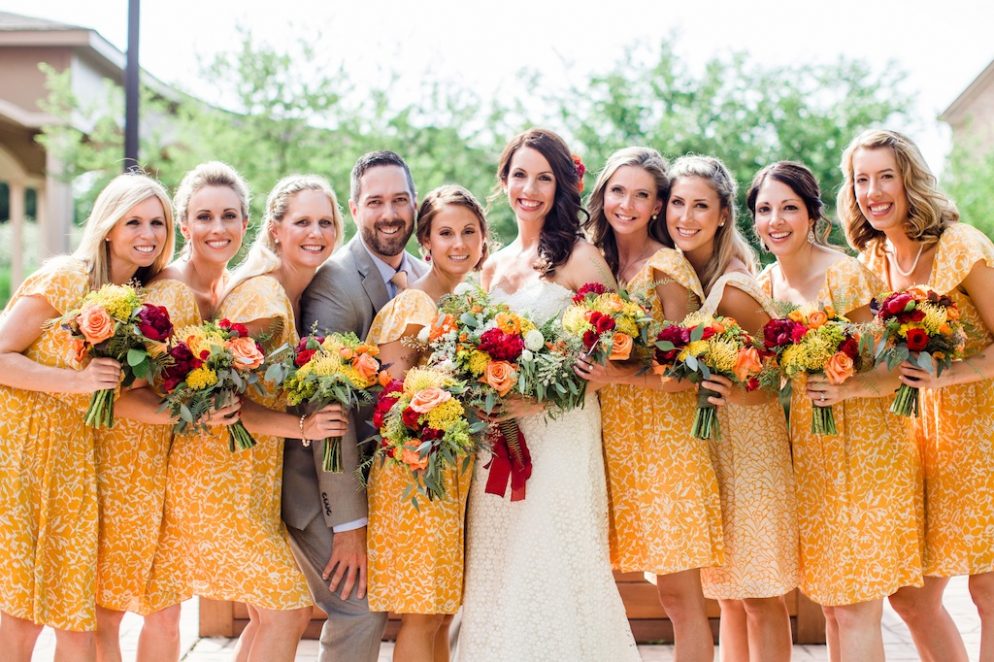 Rustic Yellow Wedding at Virginia’s Clyde’s at Willow Creek Farm ...