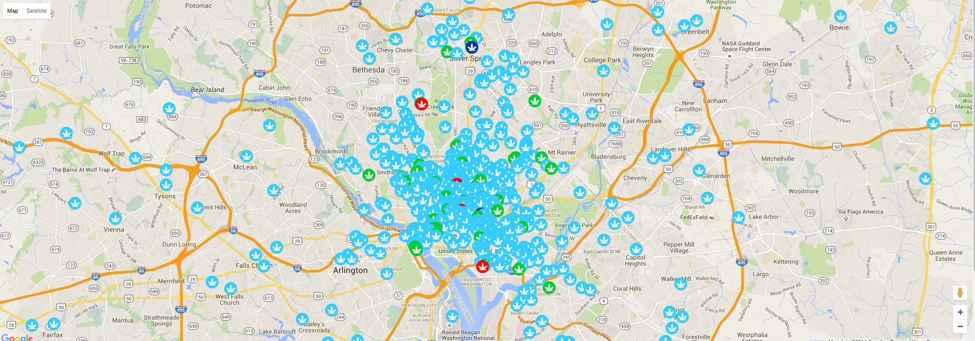 Colorado Pot Shops Map