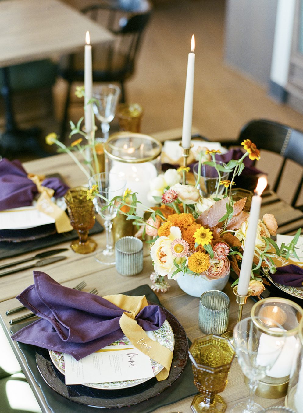 Tips To Transform Your Thanksgiving Table into a Modern, Marigold ...