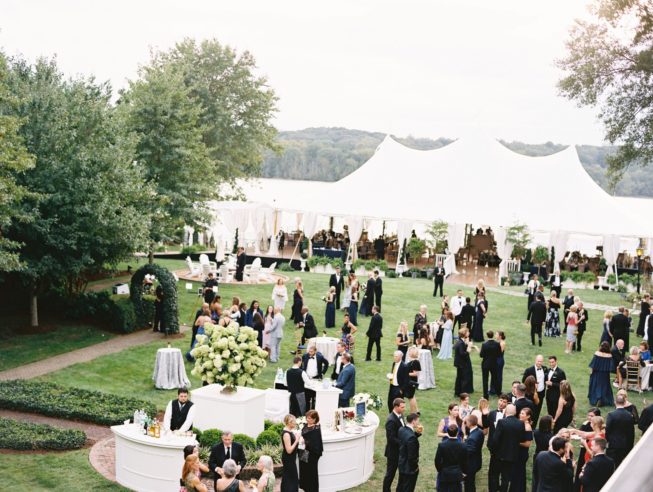 At Their Ultimate Backyard Wedding, This Couple Used Framed Photos of ...