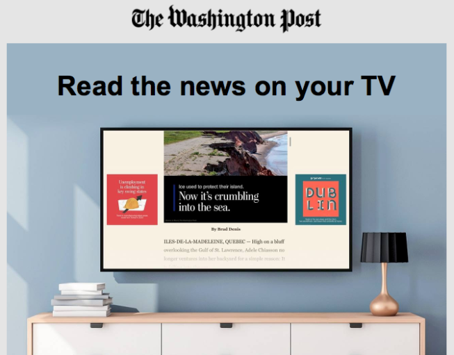 I Can’t Quite Figure Out Who This Washington Post TV App Is For ...