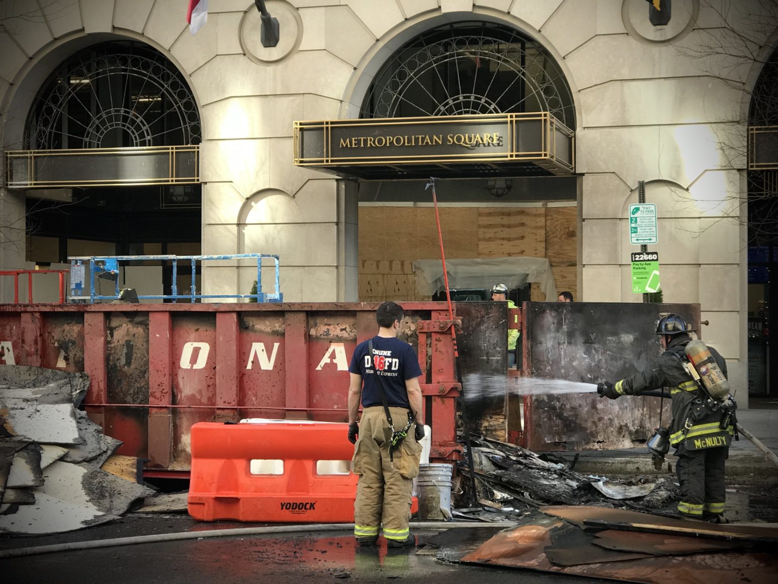 There’s a Dumpster Fire a Block From the White House - Washingtonian