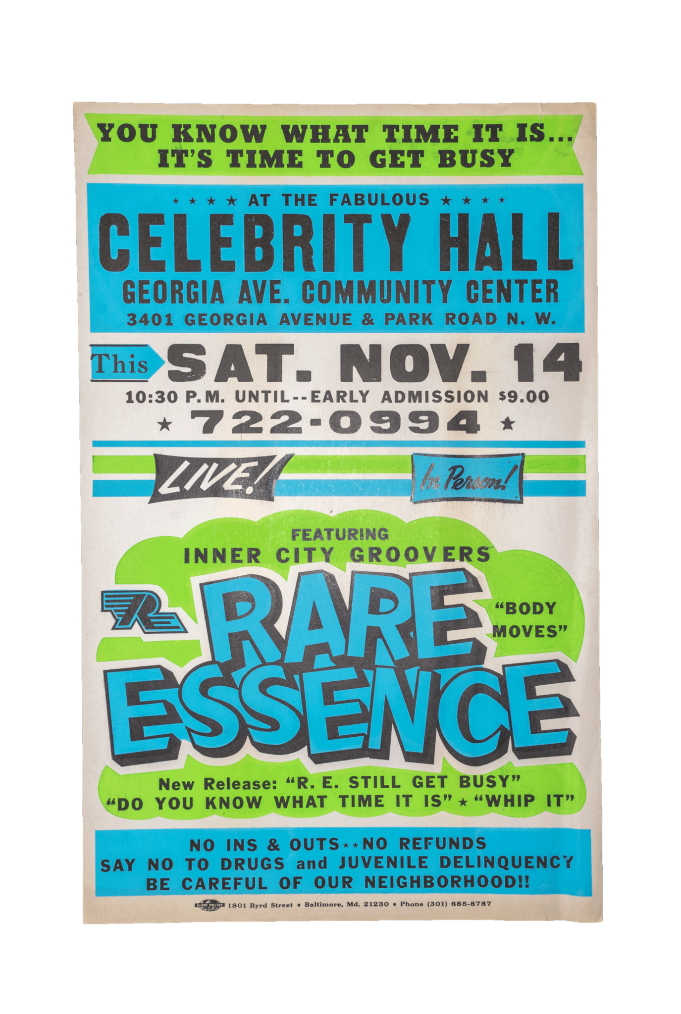 These Colorful Go-Go Posters Used to Be Everywhere in DC - Washingtonian