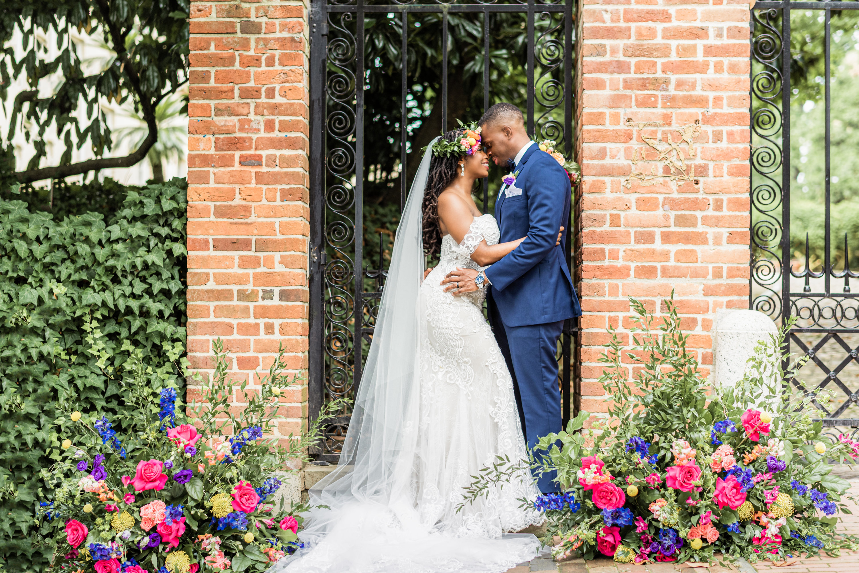 This Couple’s Lush, Garden Micro-Wedding Featured African Diaspora ...