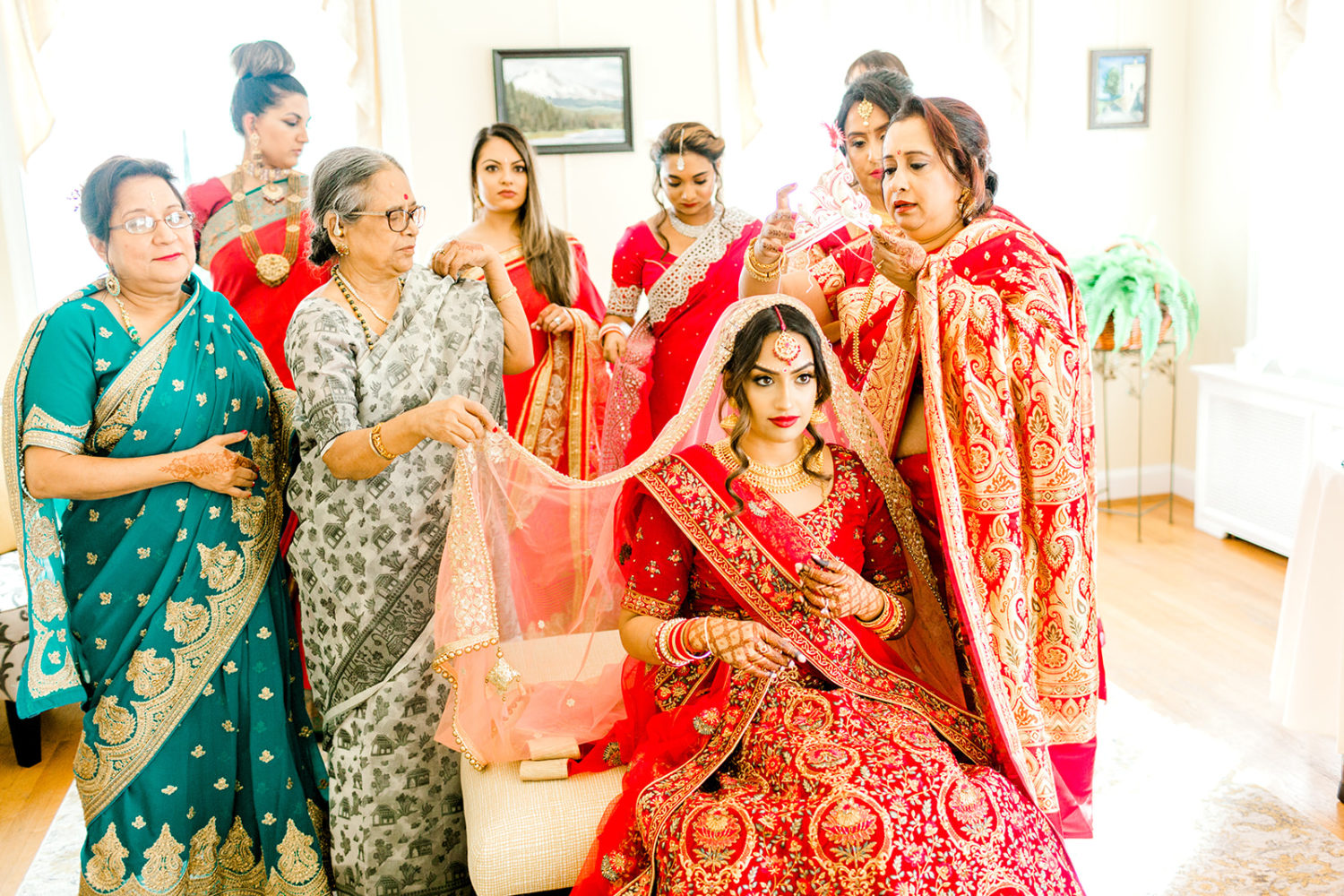 This Couple’s Two-Day Celebration Included a Vibrant Indian Ceremony ...