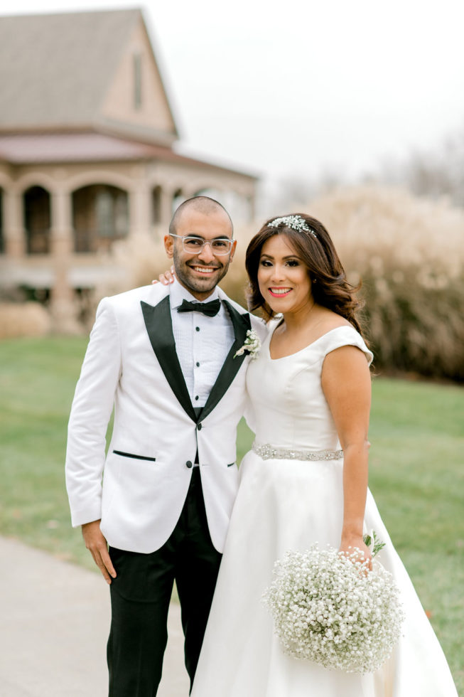 A Chic Wedding in Loudoun County That Included a Black, White, and Gold ...