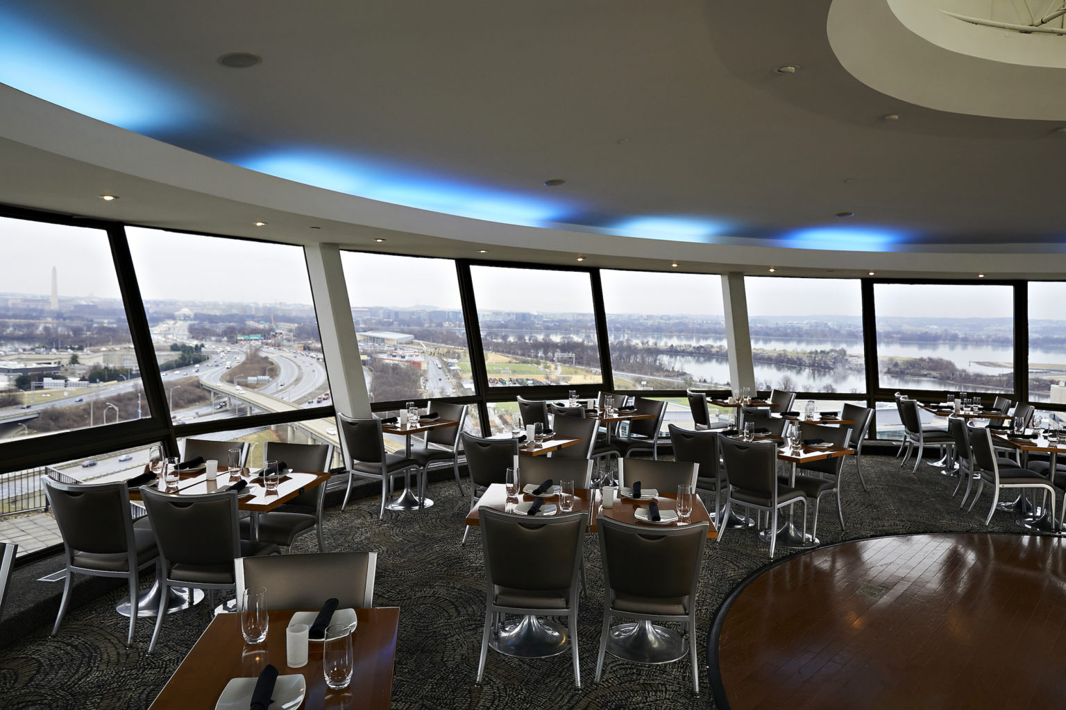 Arlington's Rotating Skydome Restaurant Reopens With Showy Cocktails ...