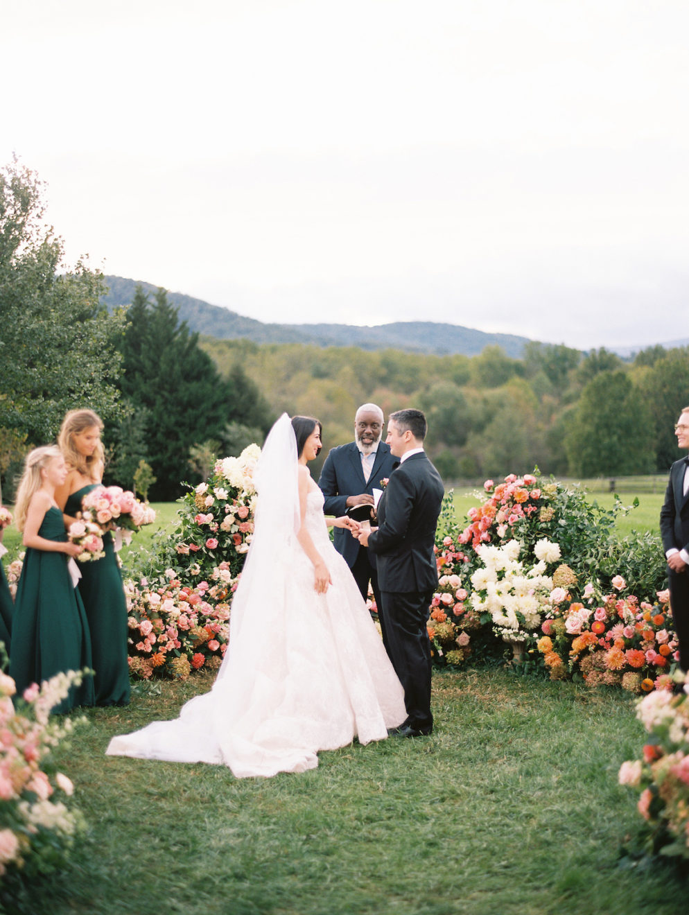 A Pink and Green Wedding at the Inn at Little Washington - Washingtonian