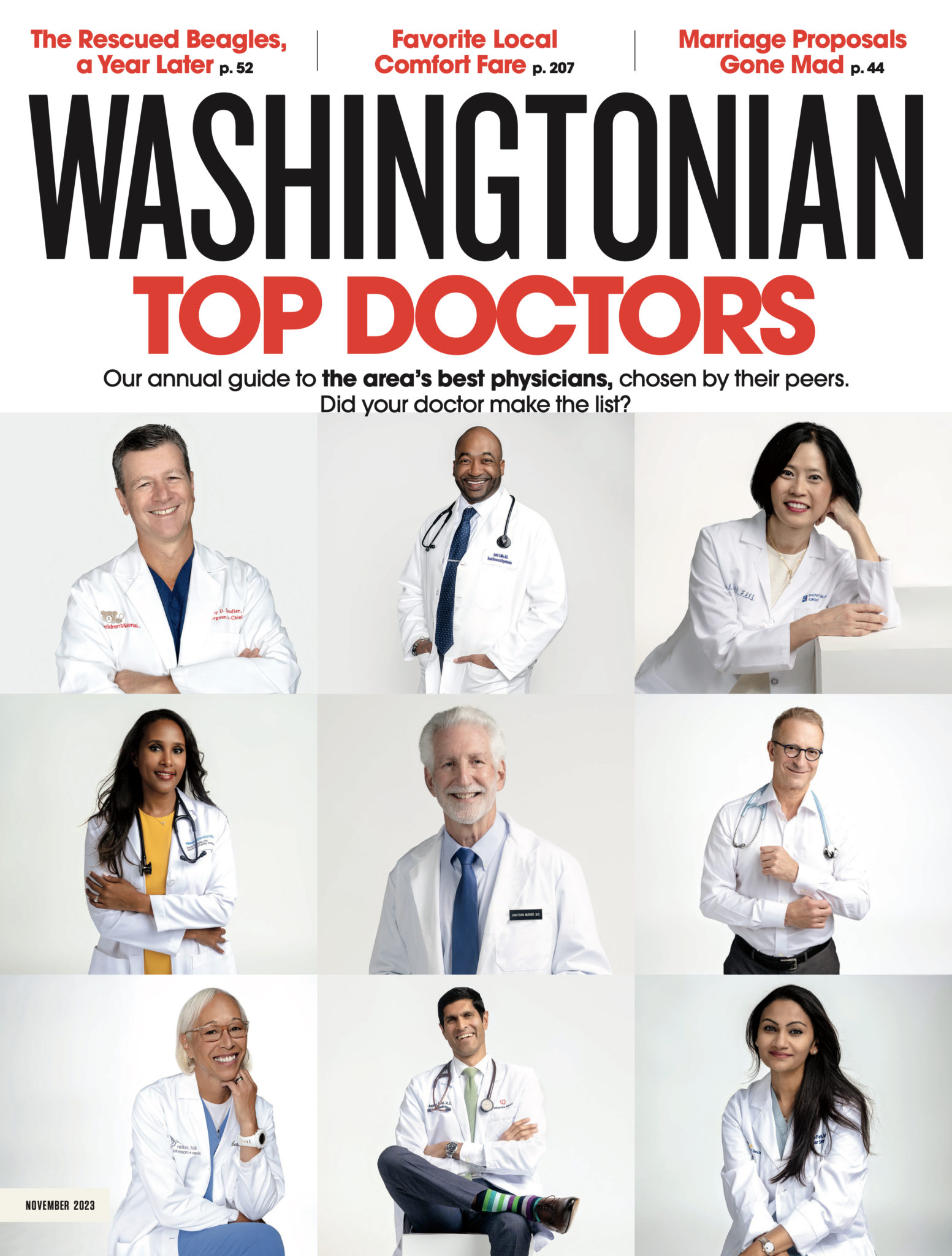 Washingtonian's November 2023 Issue: Top Doctors