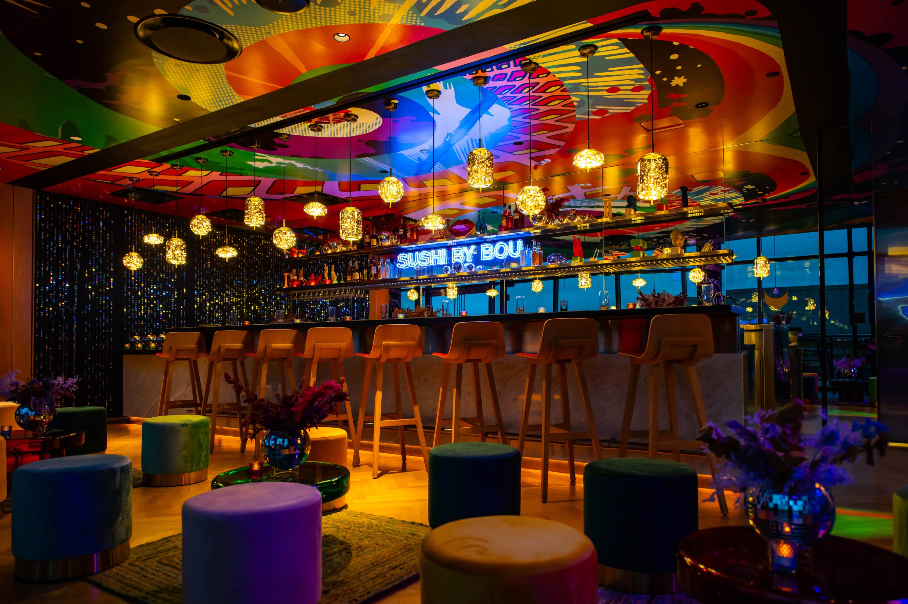 A Disco-Themed Rooftop Sushi Omakase Restaurant Is Opening in Southwest DC
