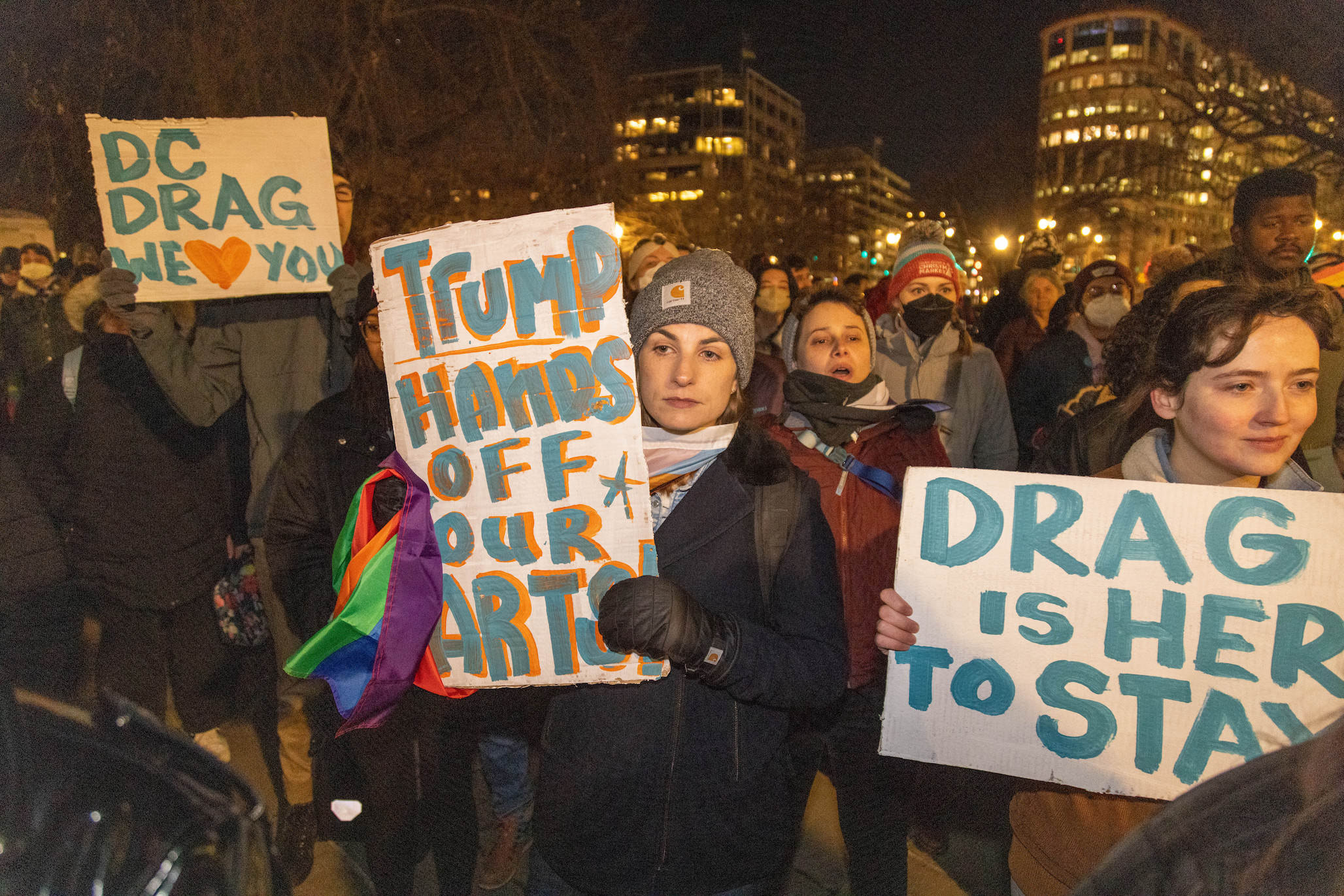 PHOTOS AND VIDEO: Protesters Drag Trump’s Kennedy Center Takeover ...