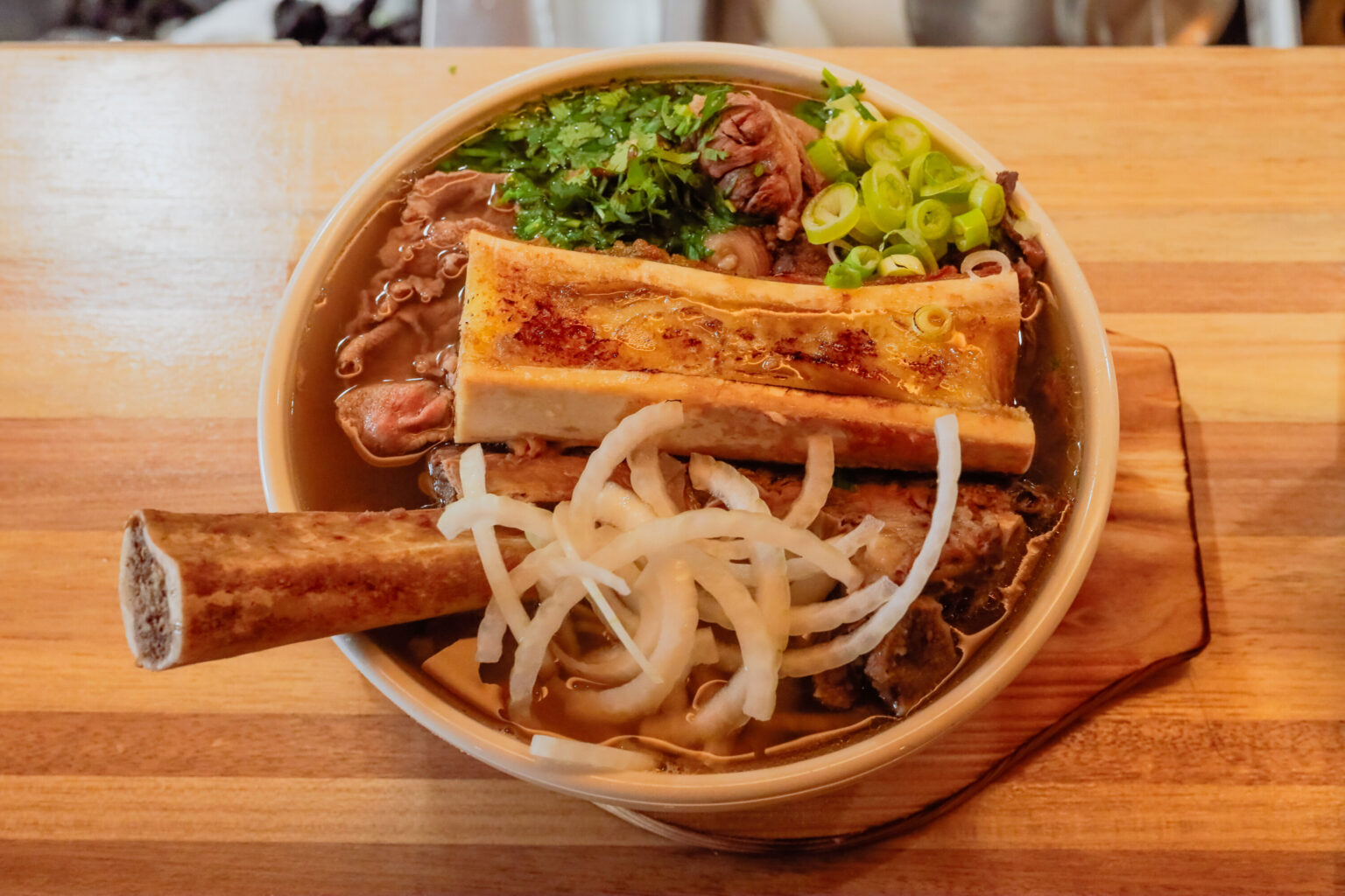 DC's Newest Pho Counter Features Blow-Torched Bone Marrow and Fresh Noodles